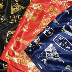 Hieroglyphic Pharaonic Scarf Black/gold or Cream/gold Made - Etsy
