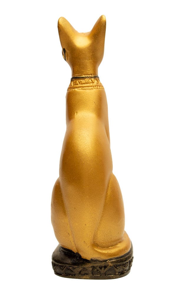 Gold Egyptian Cat Statue