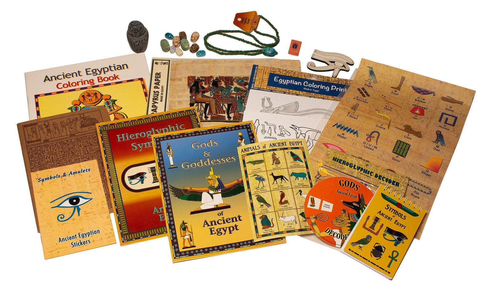 Ancient Egyptian Adventure Activity Kit Egyptian Gift Set Home School ...