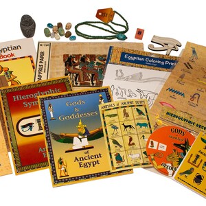Ancient Egyptian Adventure Activity Kit Egyptian Gift Set Home School ...