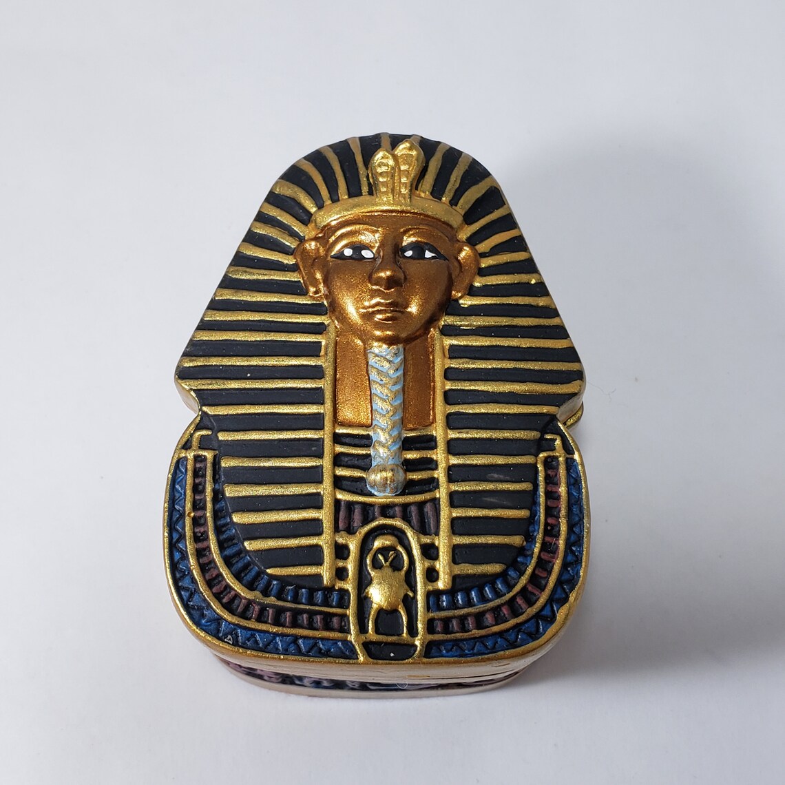 Egyptian King Tut Trinket Box Ancient Egypt Collectible | Etsy