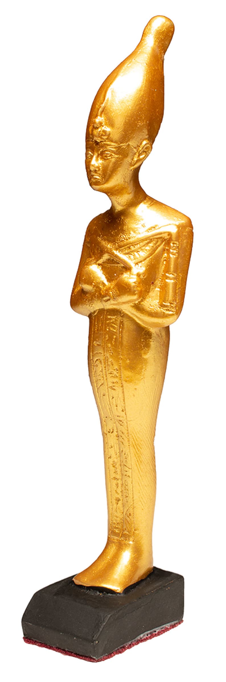 Golden Osiris Statue - Ancient Egypt Figurine - Egyptian God of the ...
