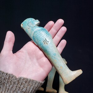 Egyptian Imsety Four Sons of Horus Collectible - Canopic Figures - Sold ...
