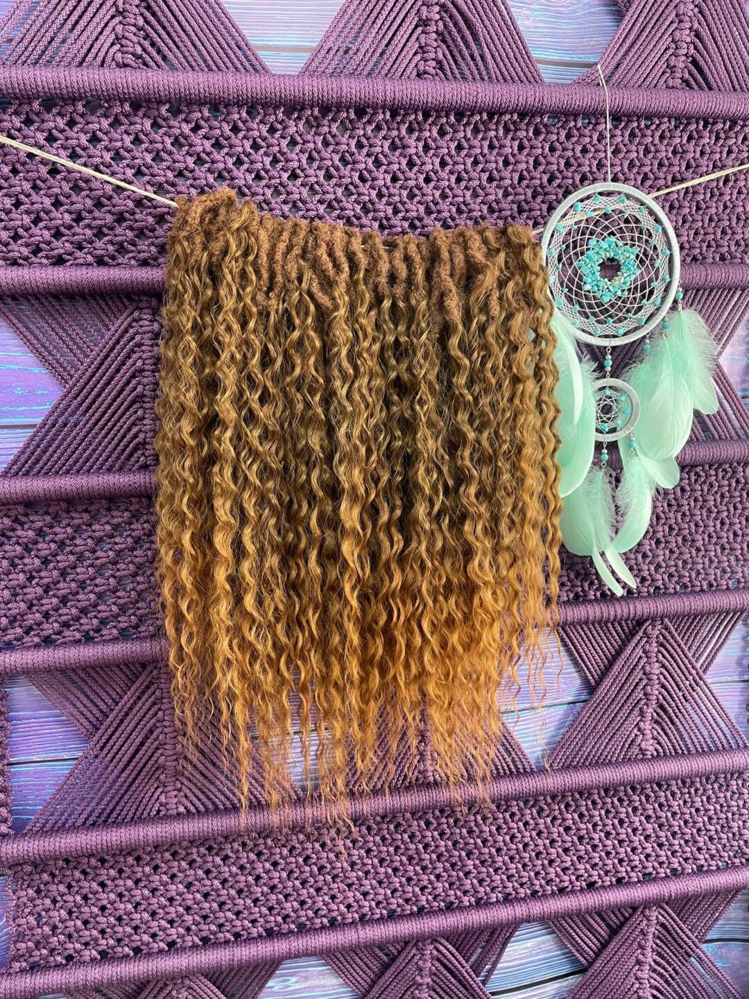 Bronze Dreadlocks Curls/synthetic Dreadlocks/bronze Dreadlocks ...