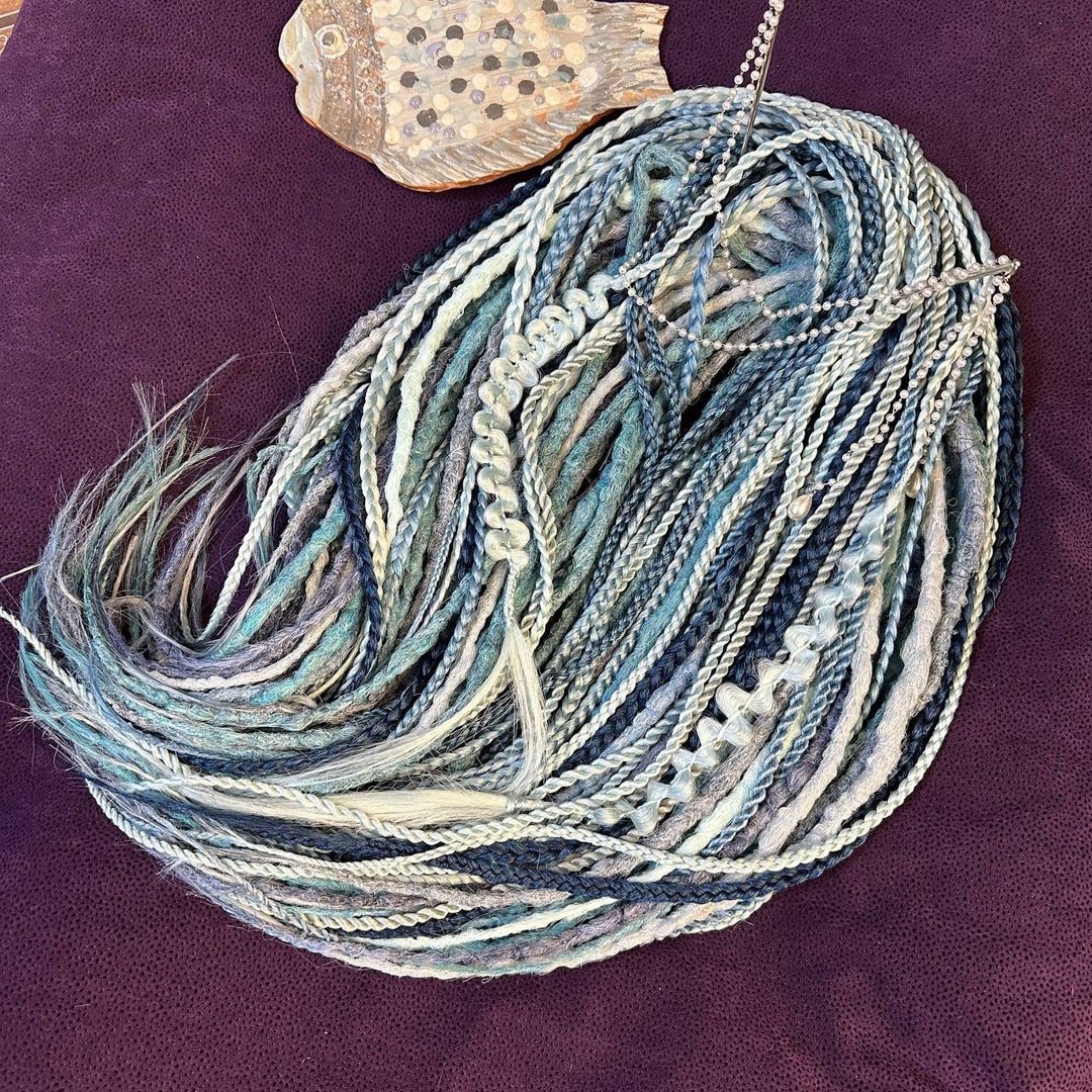 Marine Mix of Dreadlocks De/textured Dreads,senegalese Textured Braids ...