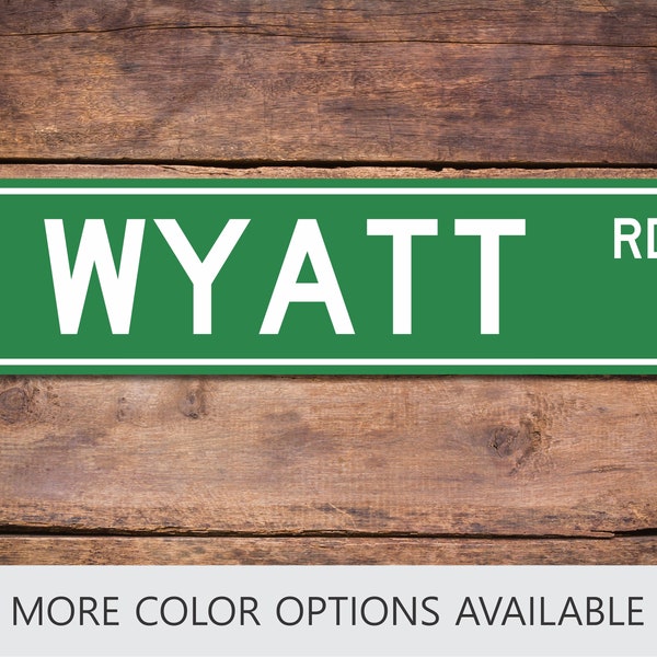 Wyatt Name Sign - Etsy