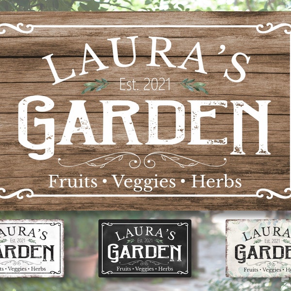 Custom Garden Signs - Make Your Own Garden Signs