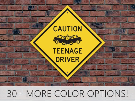 Caution Teenage Driver Clipart