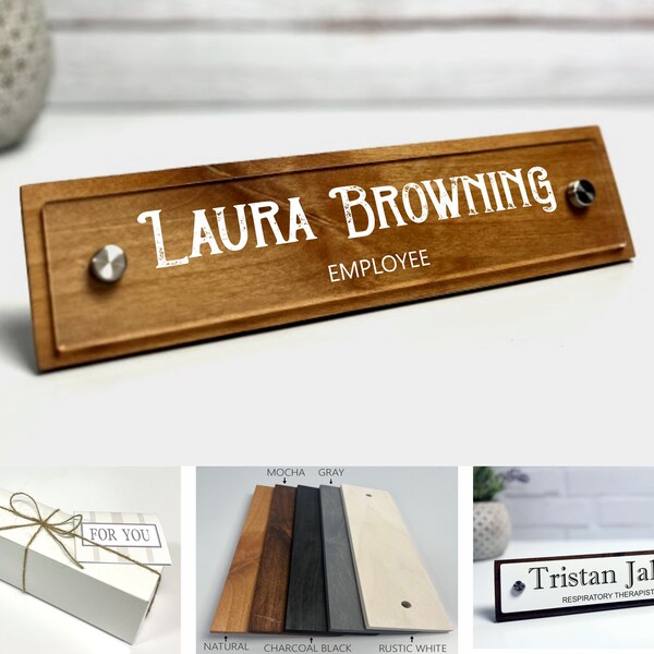 Employee Nameplate - Etsy