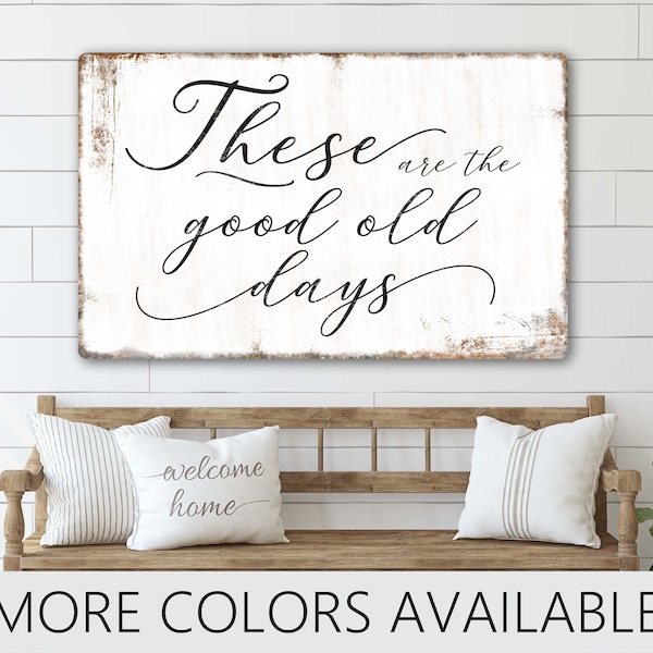 The Good Old Days - Etsy