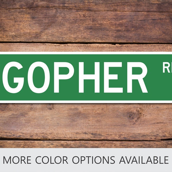 Gopher Sign - Etsy