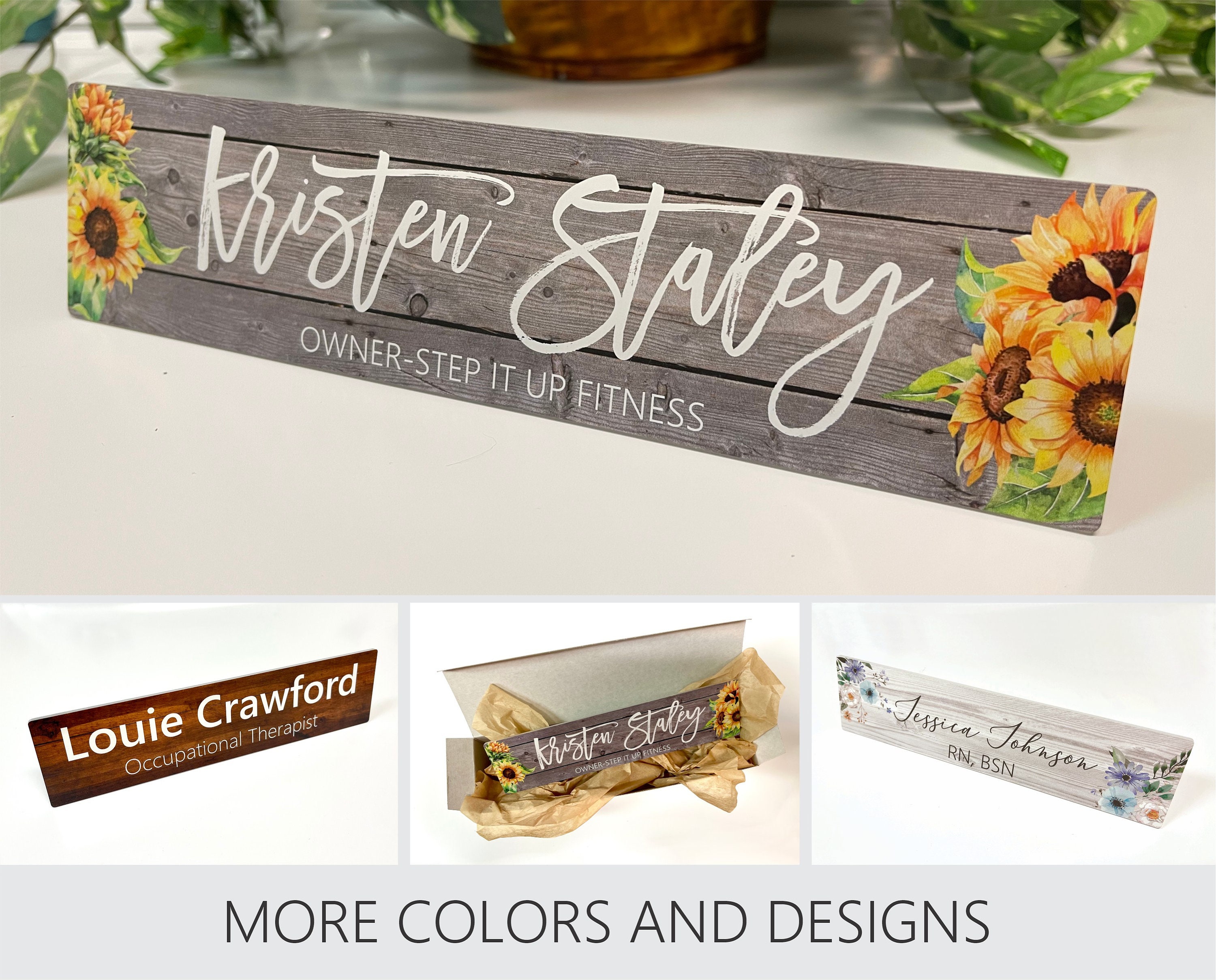 Handmade Name Plate Designs