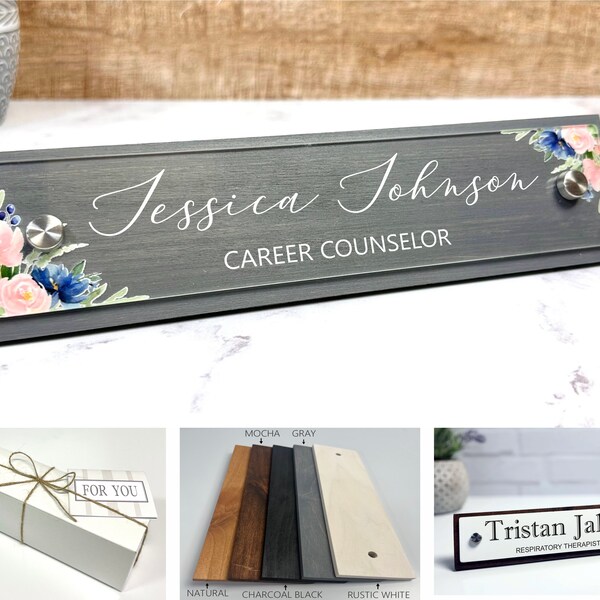 Counselor Name Plate - Etsy