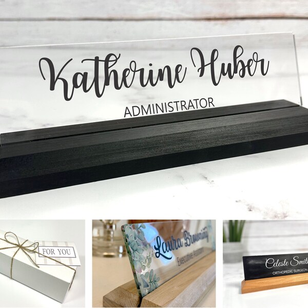 Admin Name Plate - Etsy