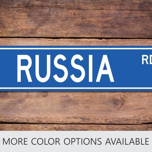 Russian Street Sign - Etsy