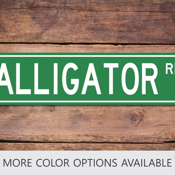 Alligator Sign - Etsy