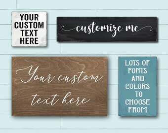 Wooden Box Sign | Etsy