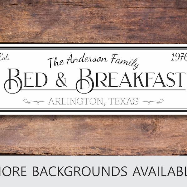Bed and Breakfast - Etsy