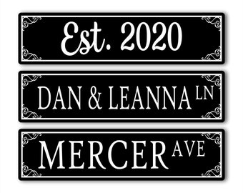 Wedding Street Sign - Etsy