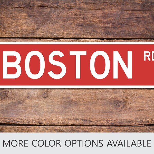 Boston Street Signs - Etsy