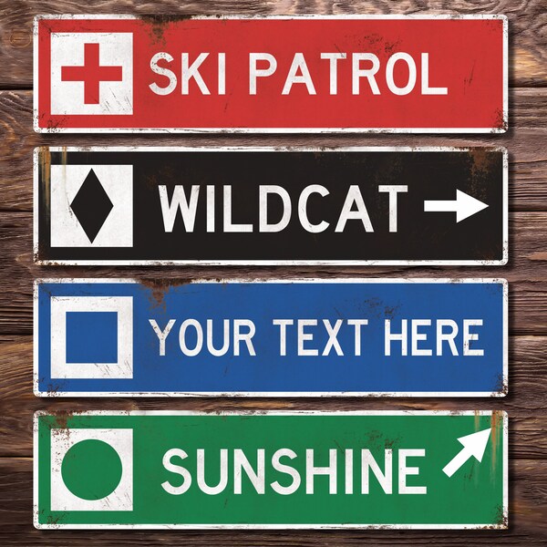 Ski Sign - Etsy