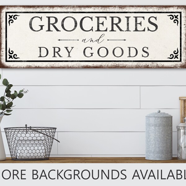 Groceries Sign - Etsy