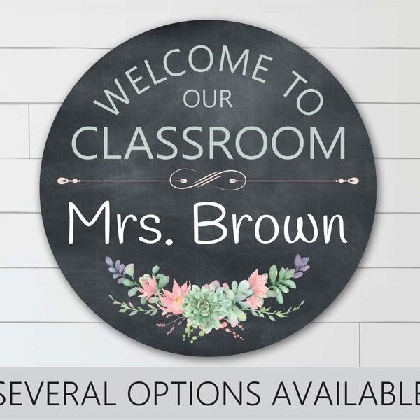 Classroom Door Sign - Etsy
