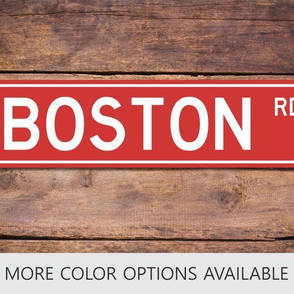 Boston Street Signs - Etsy