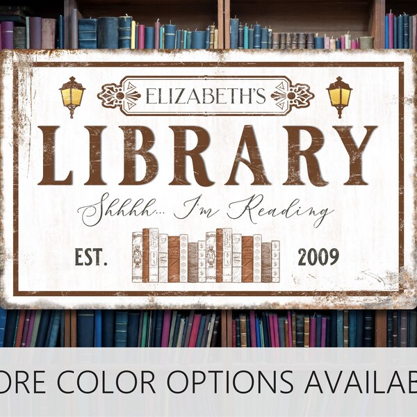 Library Decor - Etsy