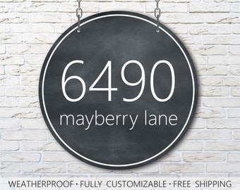 Yard Address Sign - Etsy