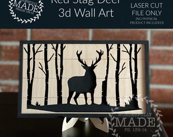 Laser Cut Stag File - Etsy