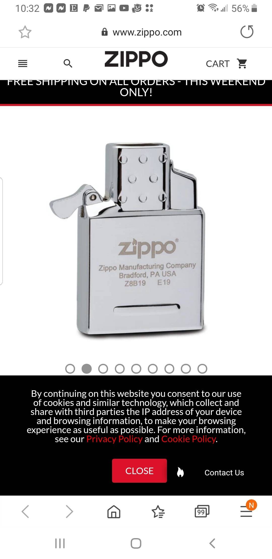 Zippo Double Torch Insert 65827 - Etsy