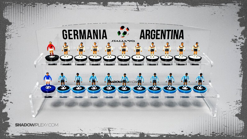 Customizable Subbuteo 2-team Display - Etsy