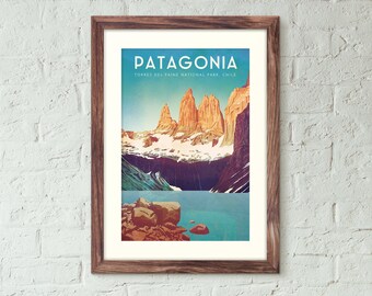 Patagonia Poster | Etsy