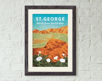 St George Poster - Etsy