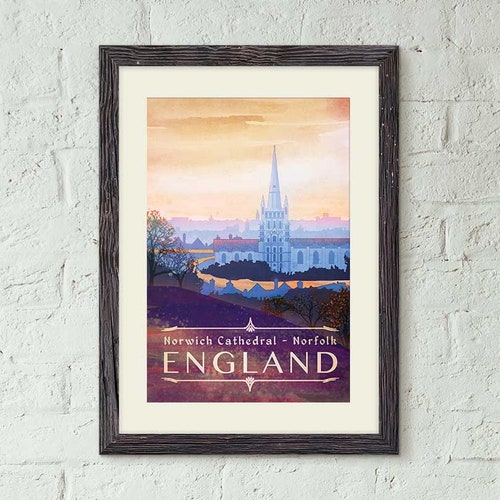 Wales Conwy Castle Vintage Style Travel Poster Print - Etsy