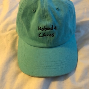 Nobody Cares Dad Hat - Etsy