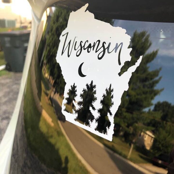 Wisconsin Car Decal - Etsy