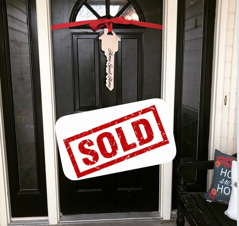 Realtor Key Closing Gift Home Sweet Home New Home Owner - Etsy