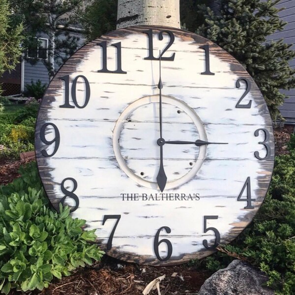 Farmhouse Clock - Etsy