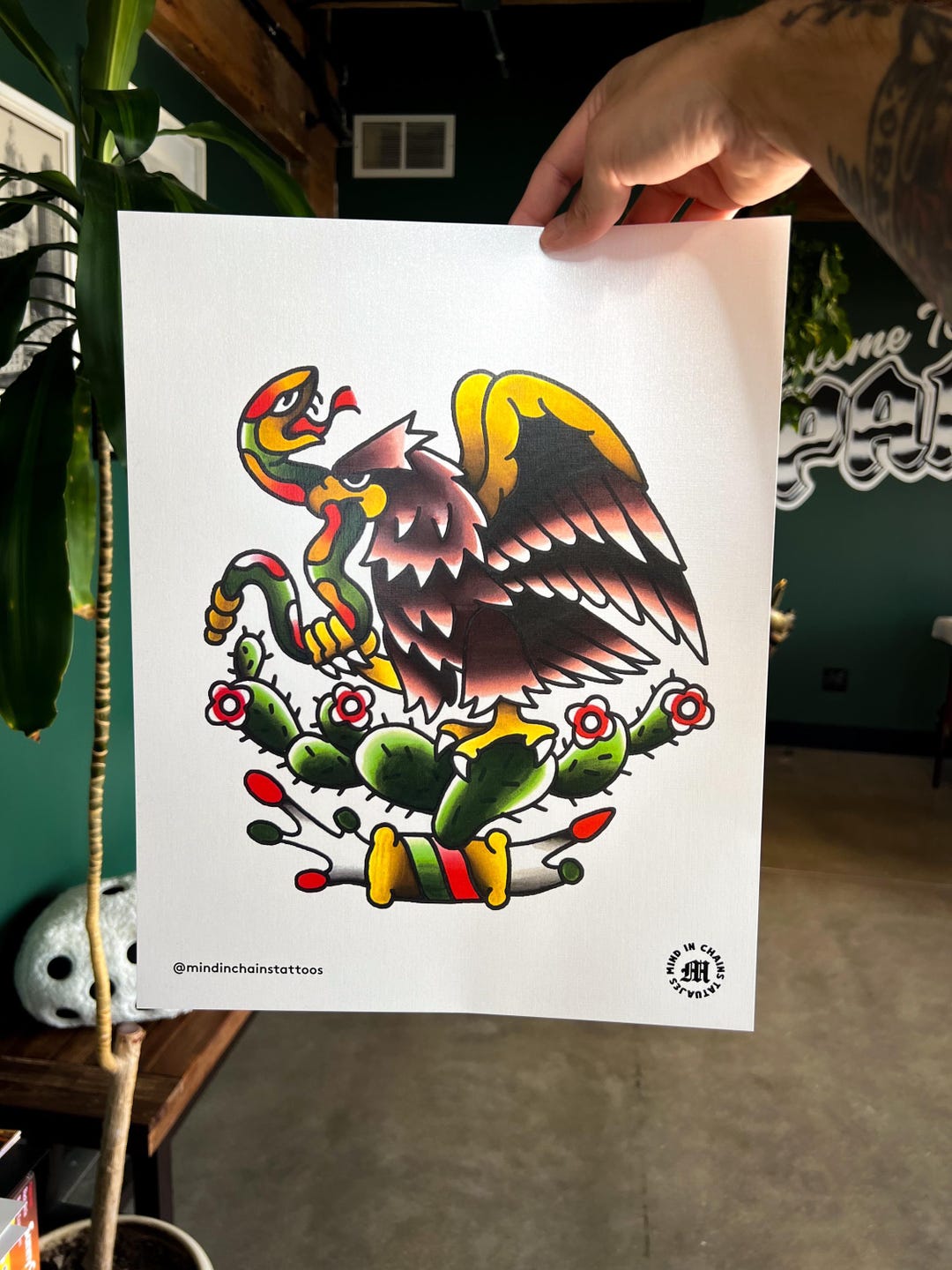 Mexican Eagle Print - Etsy