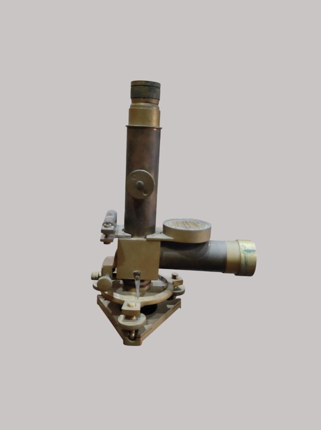 Antique Brass Dumpy Level | Vintage Surveyor’s Instrument | Collectible ...