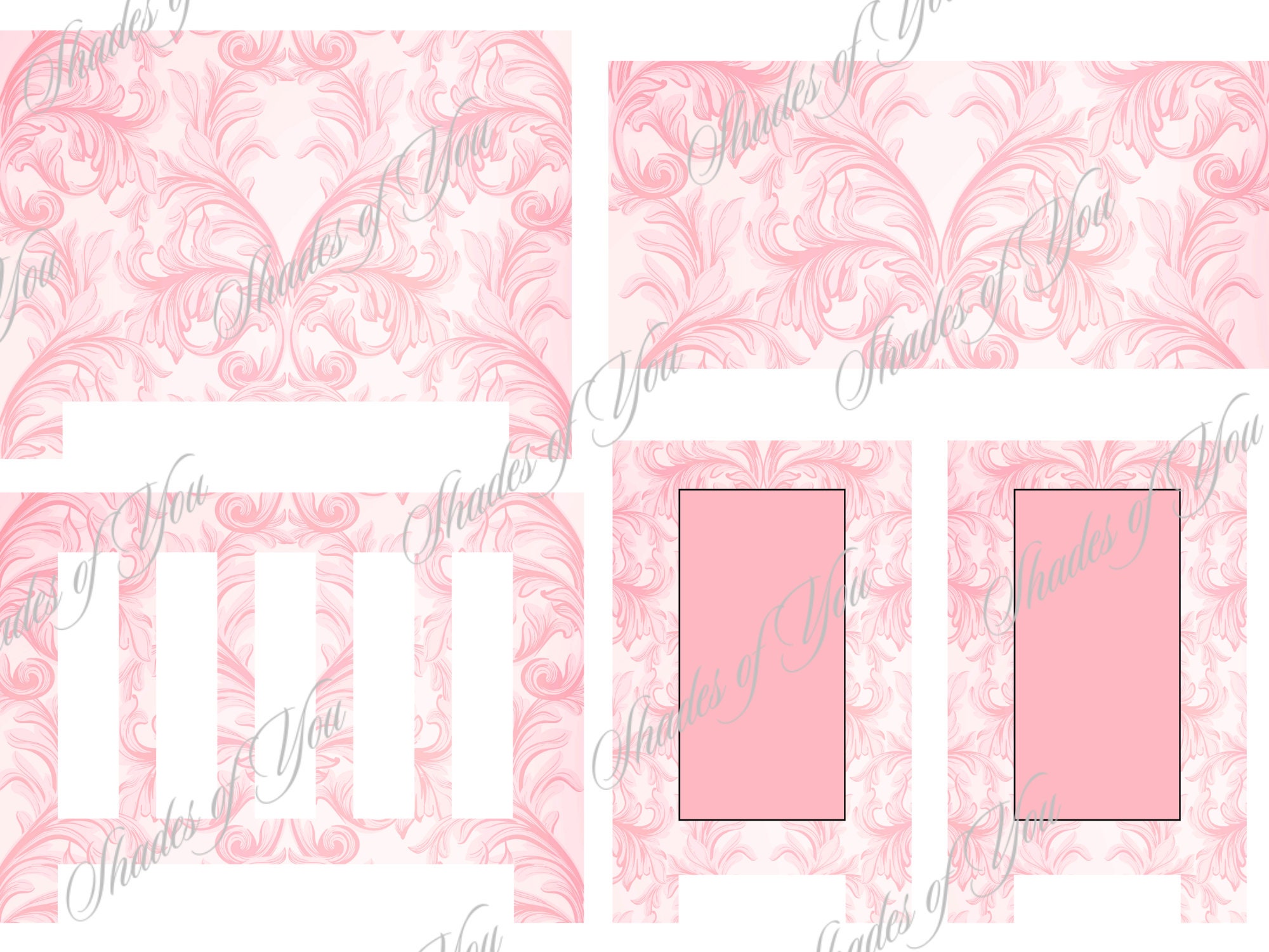 6 Foam Baby Crib Templates 12x16 - Etsy