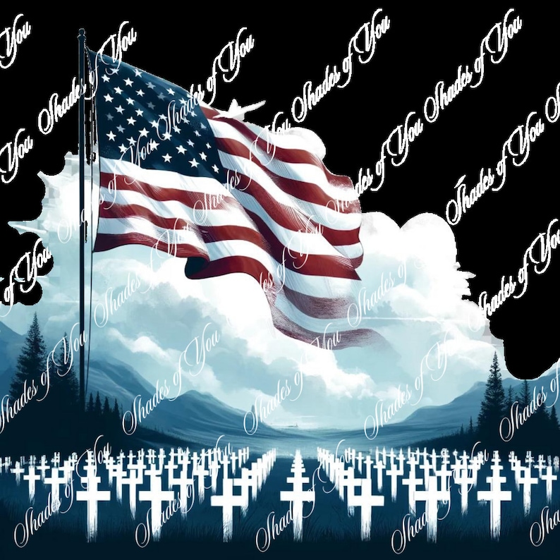 Memorial Day Bundle| Patriotic Clip Art, Flags, in Memory Of, Memorial ...