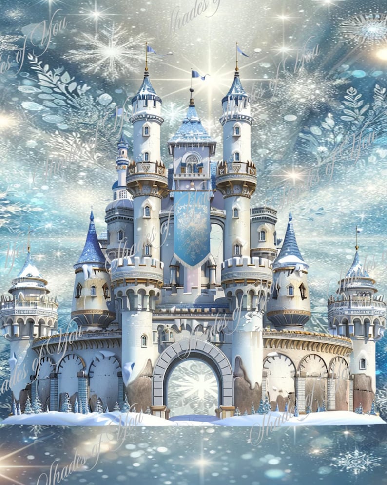 Vending Machine Template, Ice Princess, Snow Princess, Castle - Etsy