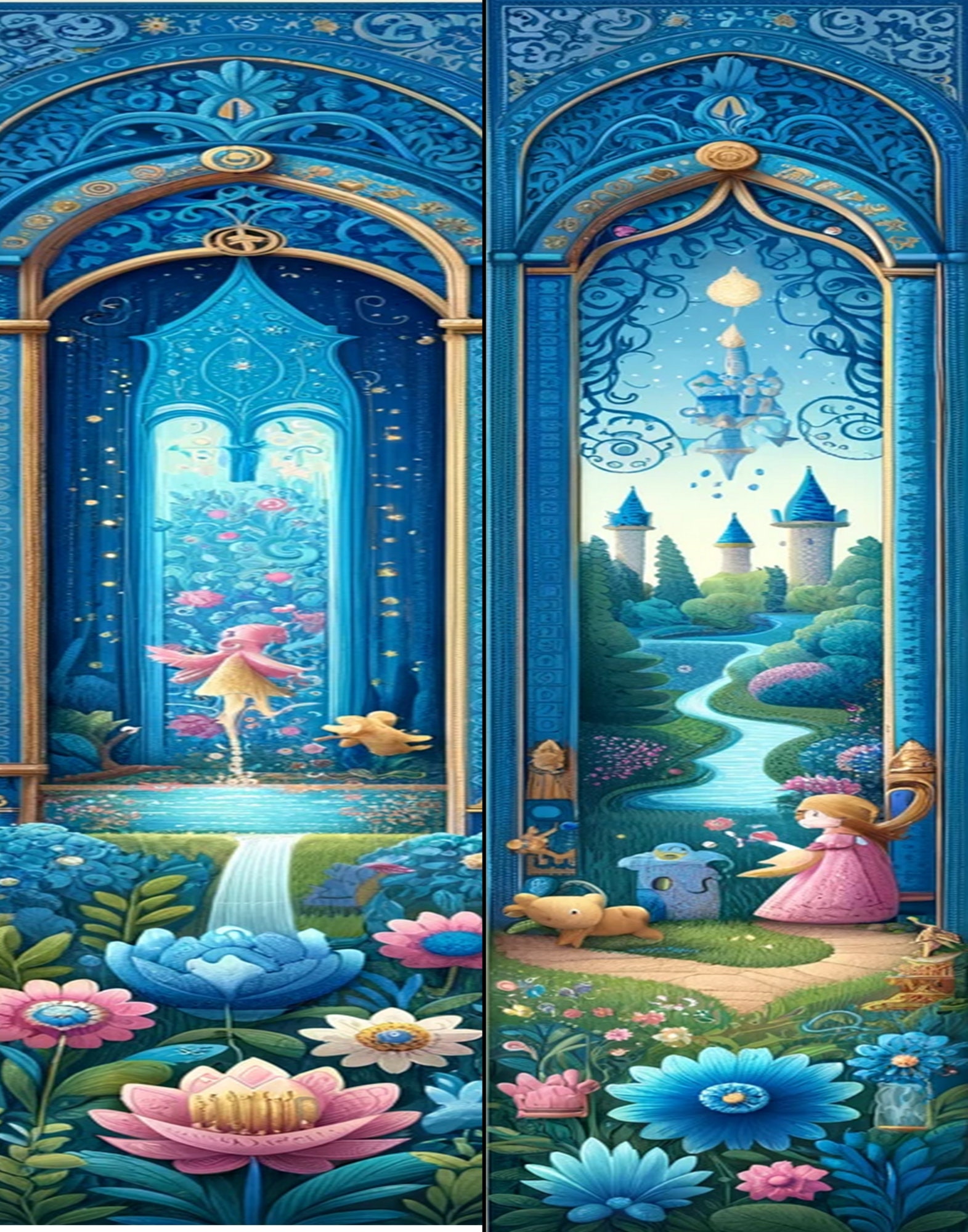 Vending Machine Template, Princess Castle, Blue - Etsy