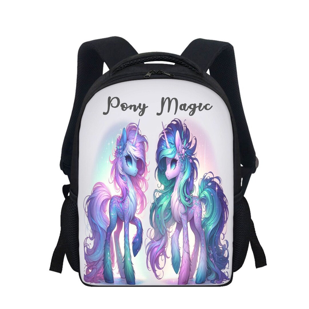 Pony Magic Backpack, Student Backpack, Backpack, Girls' Backpack - Etsy
