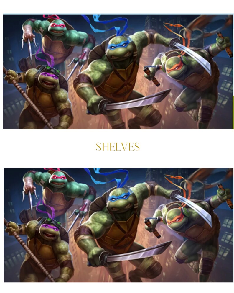 Vending Machine Template, Ninja Turtles - Etsy