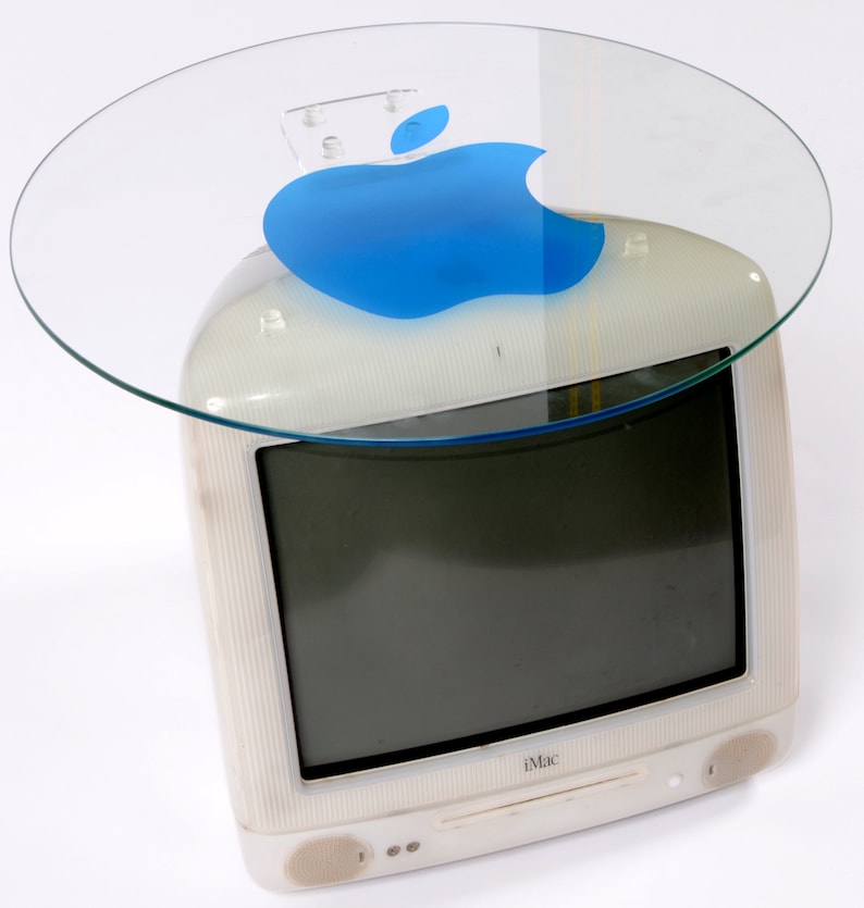 Apple Imac G3 Snow White Table With Limited Edition 'apple' Logo Table ...