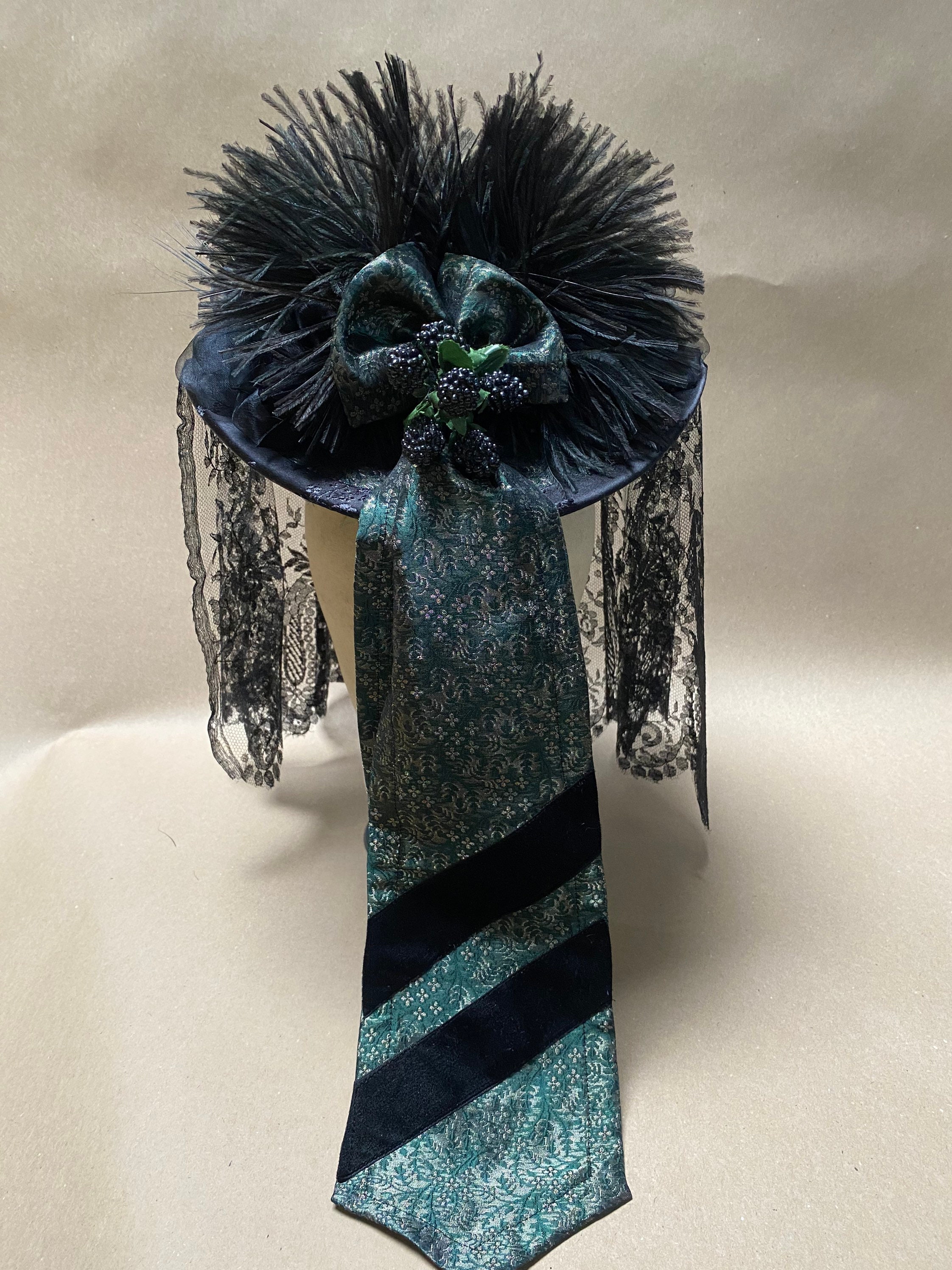 Victorian Riding Hat 1860s Veiled Hat - Etsy